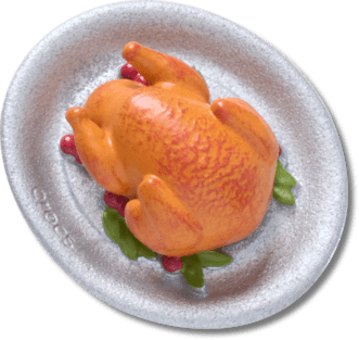 3D Thanksgiving Turkey Jibbitz™ charms - Crocs