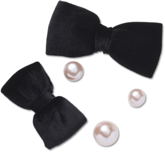 Pink SMT Pearl and Bow 5 Pack Jibbitz™ charms - Crocs