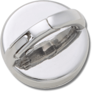 Silver Interchangeable Stud Jibbitz™ charms - Crocs
