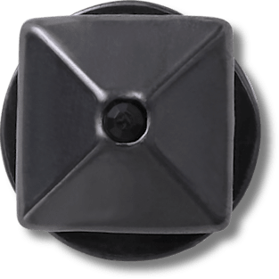 Dark Silver Pyramid Stud Jibbitz™ charms - Crocs