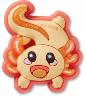 Orange Axolotl Happy Smile Jibbitz™ charms - Crocs