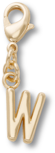Gold Letter W Charm Jibbitz™ charms - Crocs