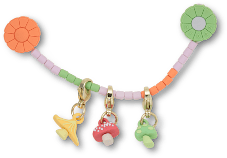 Pastel Floral Mushroom Chain Jibbitz™ charms - Crocs
