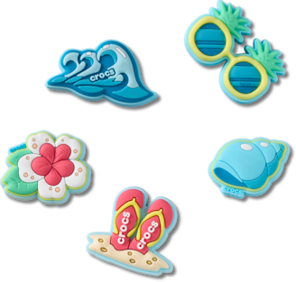 Beach Time 5 Pack Jibbitz™ charms - Crocs