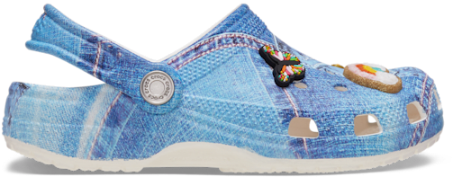 Kids' Classic Denim Patch Clog - Crocs