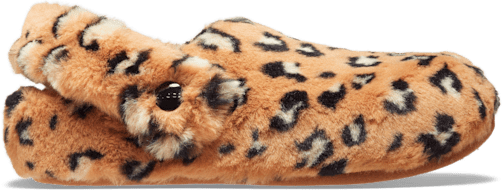 Classic Leopard Fur Cozzzy Slipper - Crocs
