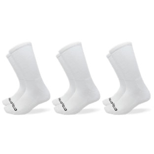 CrocsSocks Crew Texture Logo 3PK - Crocs