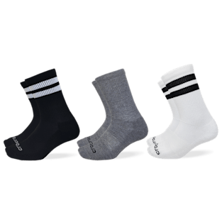 CrocsSocks Crew Large Stripe 3PK - Crocs