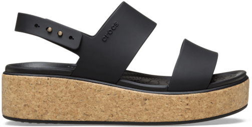 Brooklyn Cork Low Wedge - Crocs