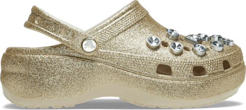 Classic Platform Glitter Embellished Clog - Crocs