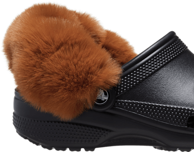 Faux Fur Backstrap Scrunchie 2 Pack - Crocs