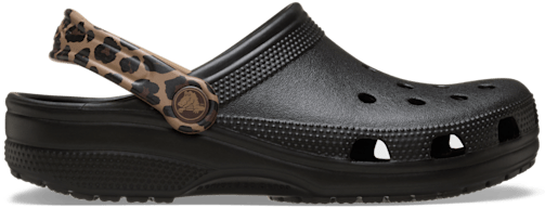 Classic Leopard Backstrap Clog - Crocs
