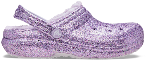 Toddler Classic Lined Chunky Glitter Clog - Crocs