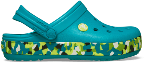 Kids' Crocband Glow Confetti Band Clog - Crocs