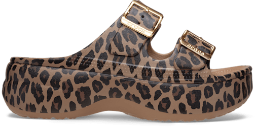 Women's Saturday Platform Leopard Sandal - Crocs