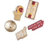 NBA Miami Heat 5 Pack Jibbitz™ charms - Crocs