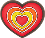 LED Heart Jibbitz Shoe Charm - Crocs