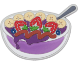 Acai Bowl Jibbitz Shoe Charm - Crocs