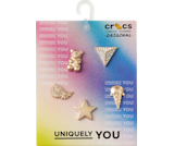 Gold Icons 5 Pack Jibbitz Shoe Charm - Crocs