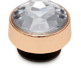 Clear Circle Gem Jibbitz Shoe Charm - Crocs