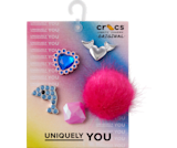 Purple and Gem 5 Pack Jibbitz Shoe Charm - Crocs