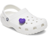 Purple Fuzzy Heart Jibbitz™ charms - Crocs